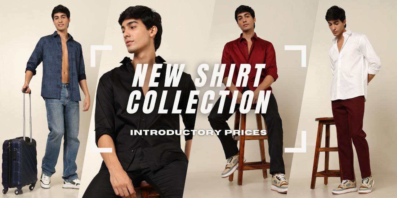 Shop Men's Ethnic Wear & Designer Shirts | Crease India